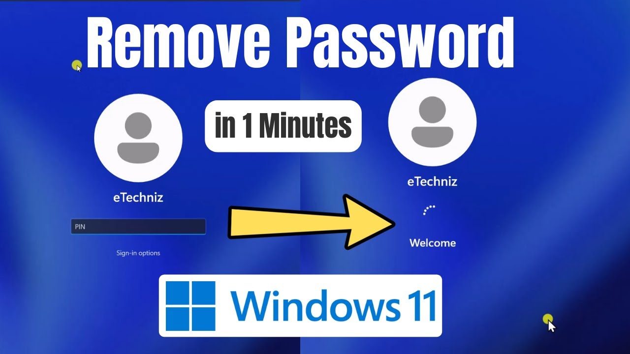 How To Remove Password From Windows 11 ( Step by Step ) - YouTube