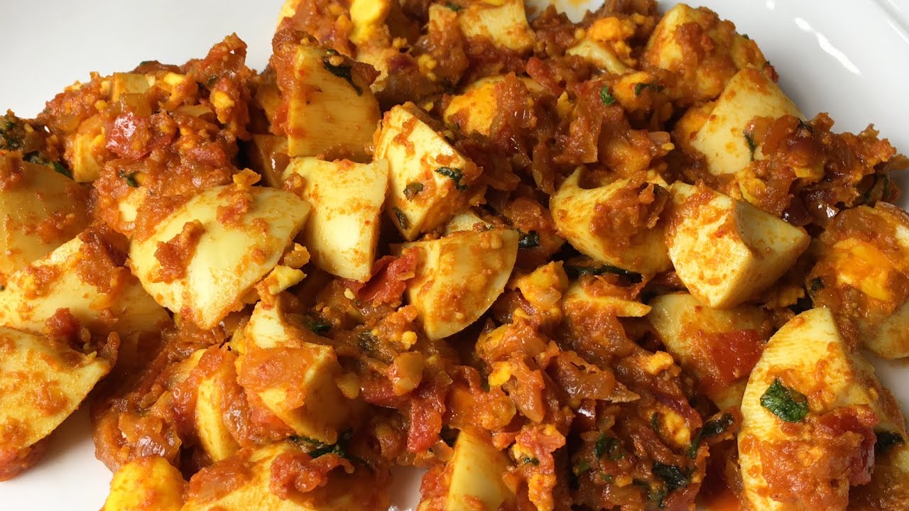 Boiled Egg Bhaji | Side Dish For Chapati | Egg Masala | Egg Recipes ...