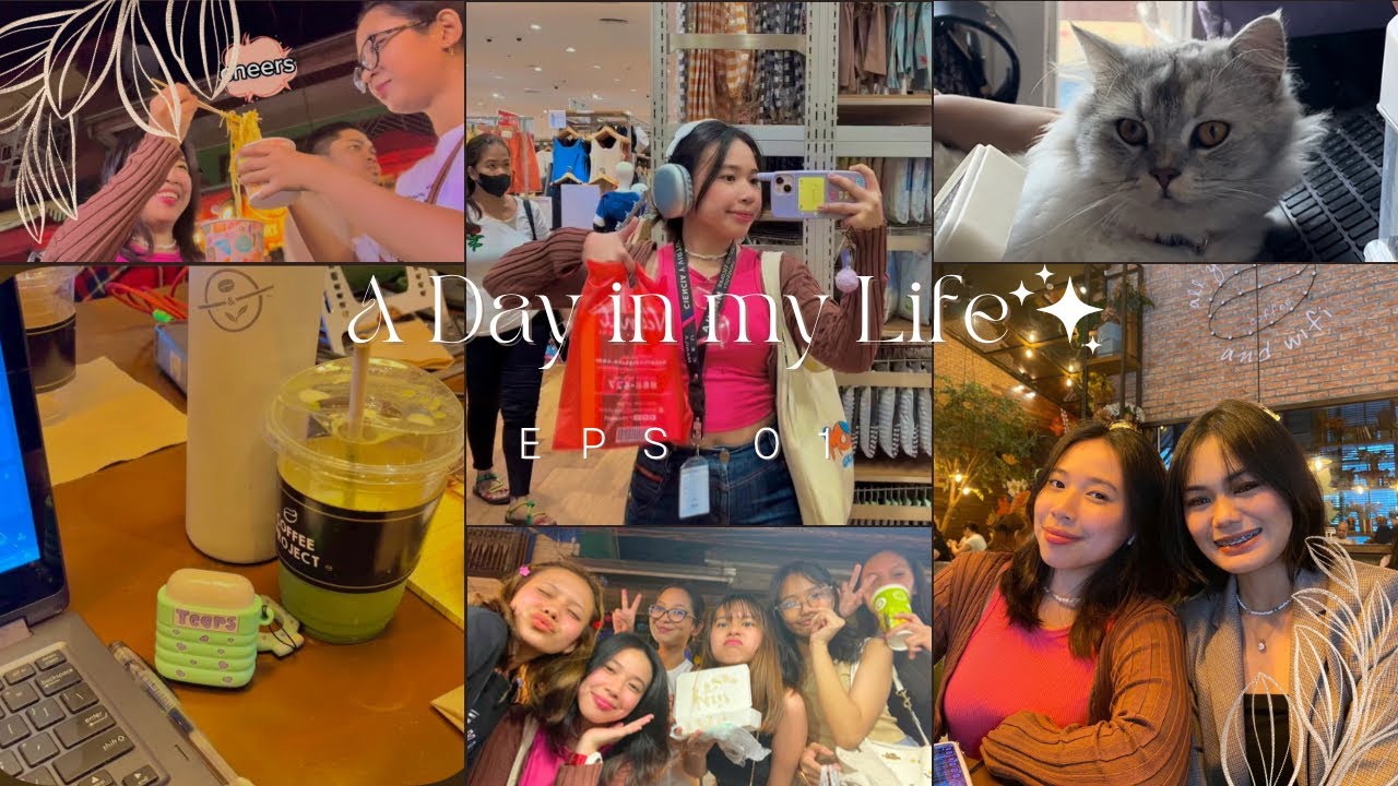 FIRST ever vlog!! a day in my life and somewhat productive vlog 🌿🍄 ...