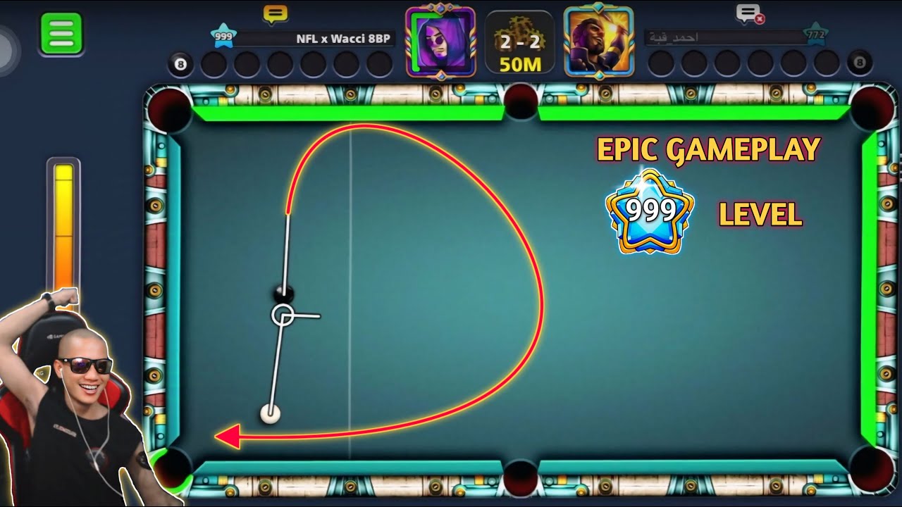 EPIC GAMEPLAY 999 LEVEL 8 Ball Pool - YouTube