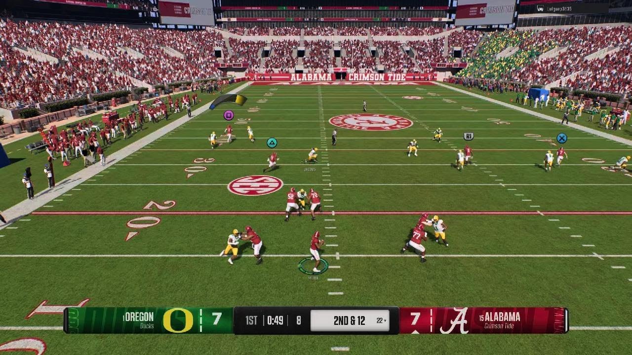 EA SPORTS College Football 25 - Ryan Williams Touchdown - Alabama ...