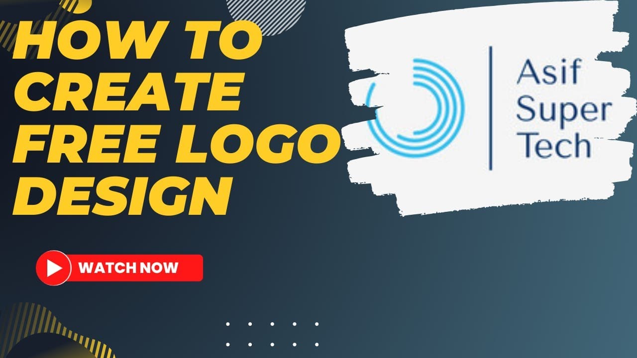 How to Create free logo design #logo - YouTube