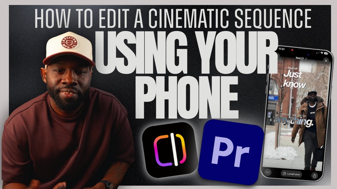 How to make a cinematic sequence on your phone - New Premiere Pro ...