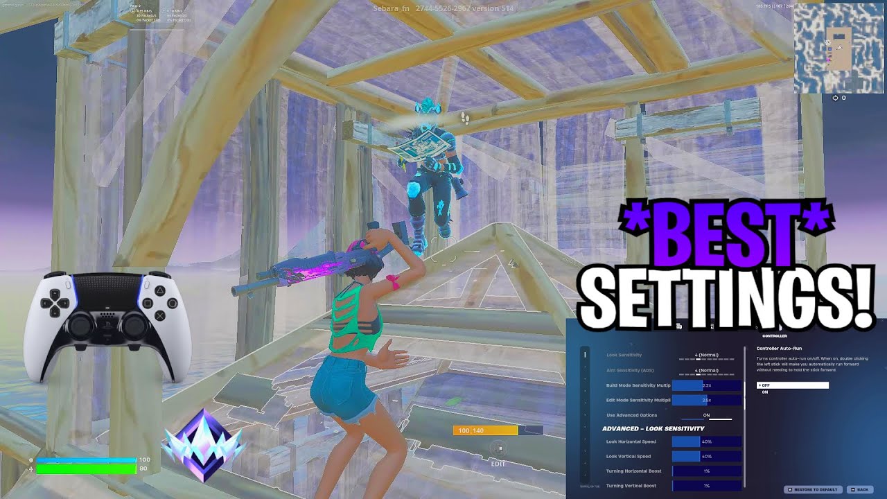 new best unreal ranked reload controller settings + gameplay fortnite ...