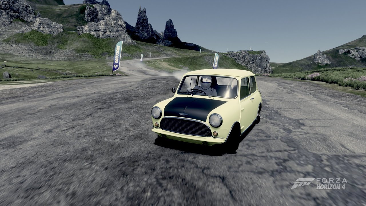 Mr Bean Mini Cooper Drift - YouTube