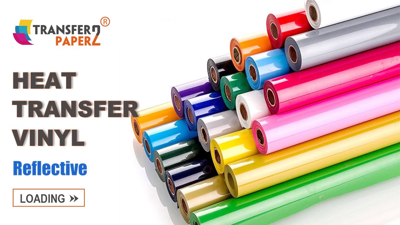 Reflective heat transfer vinyl - YouTube