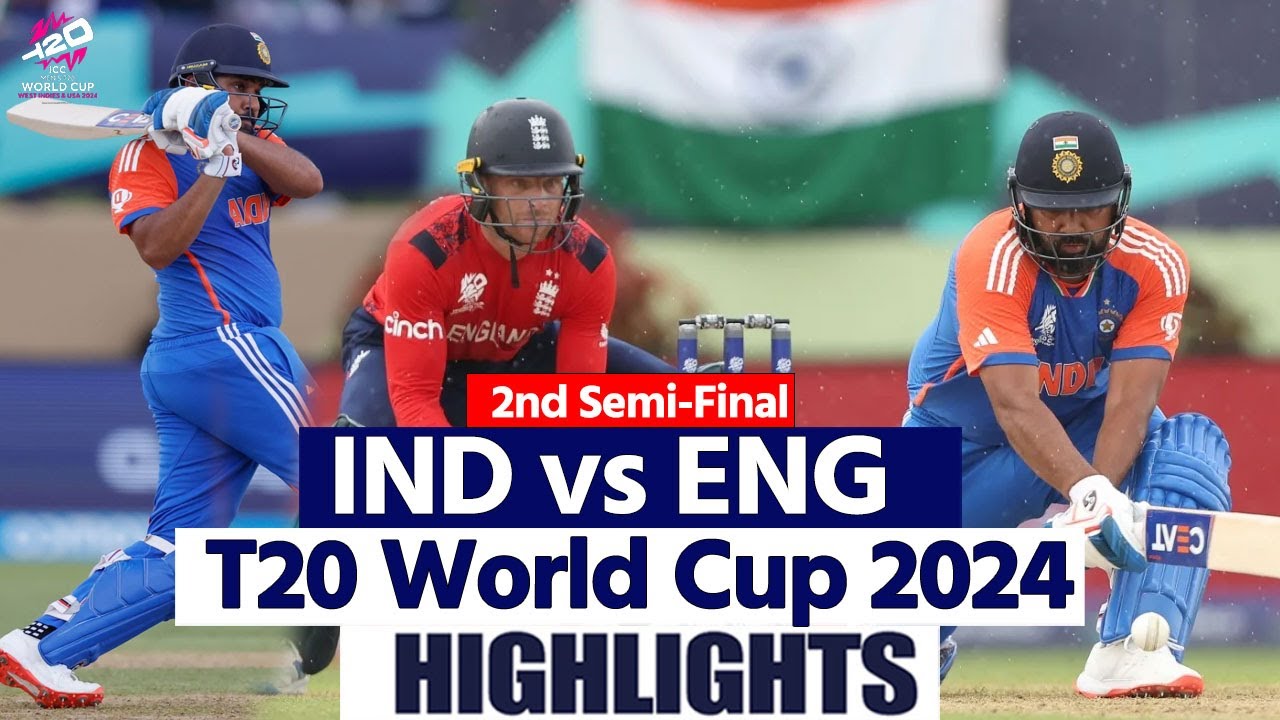 IND vs ENG Semifinal Highlights: India vs England T20 World Cup Full ...