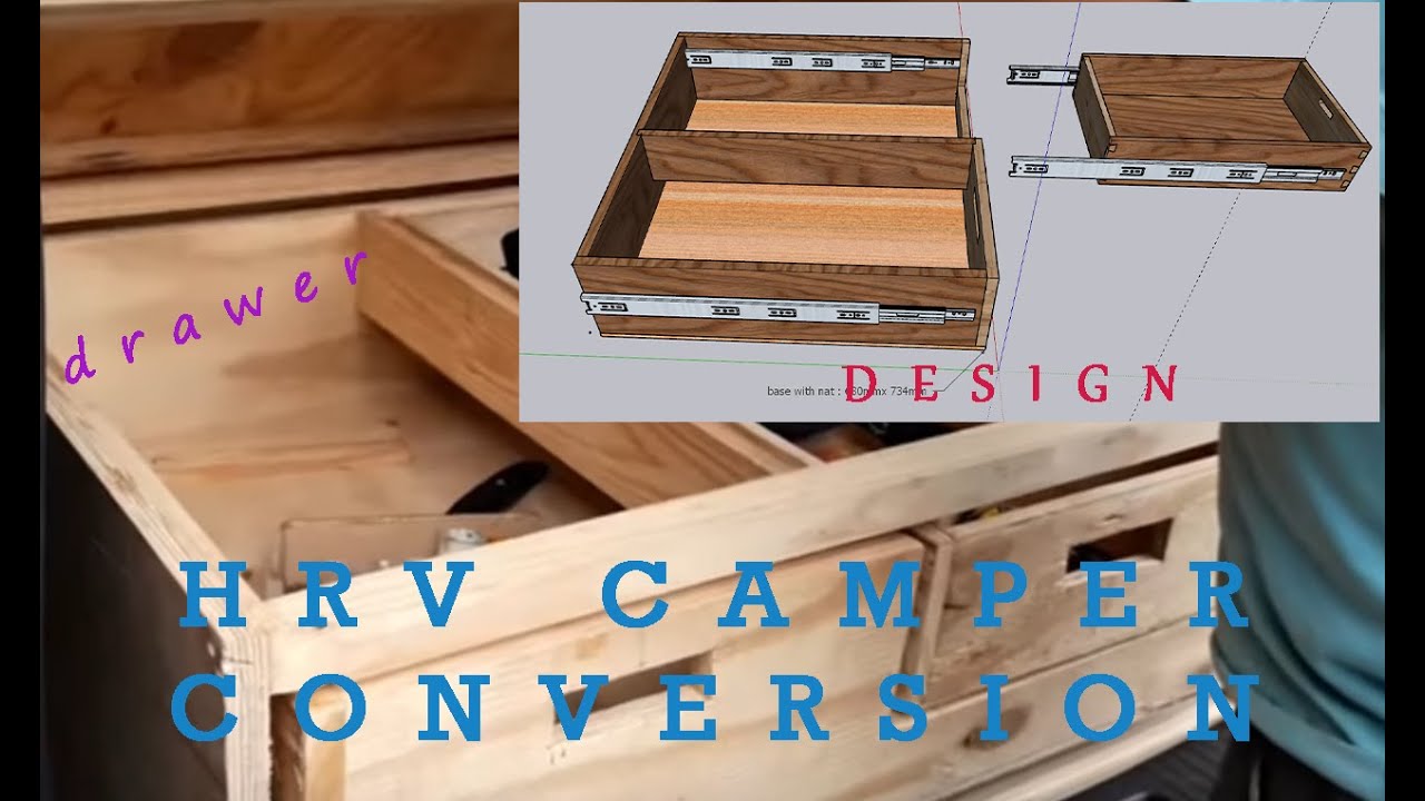 DIY Mini SUV into Camper || HRV Camper Conversion part. 2 (Drawer ...