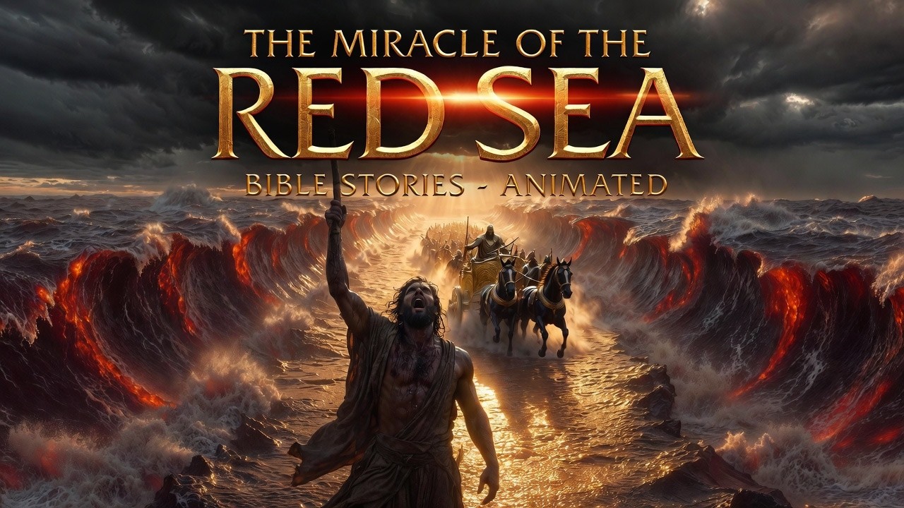 The Red Sea SPLIT in Two: Moses' Impossible Miracle – Cinematic Deep ...