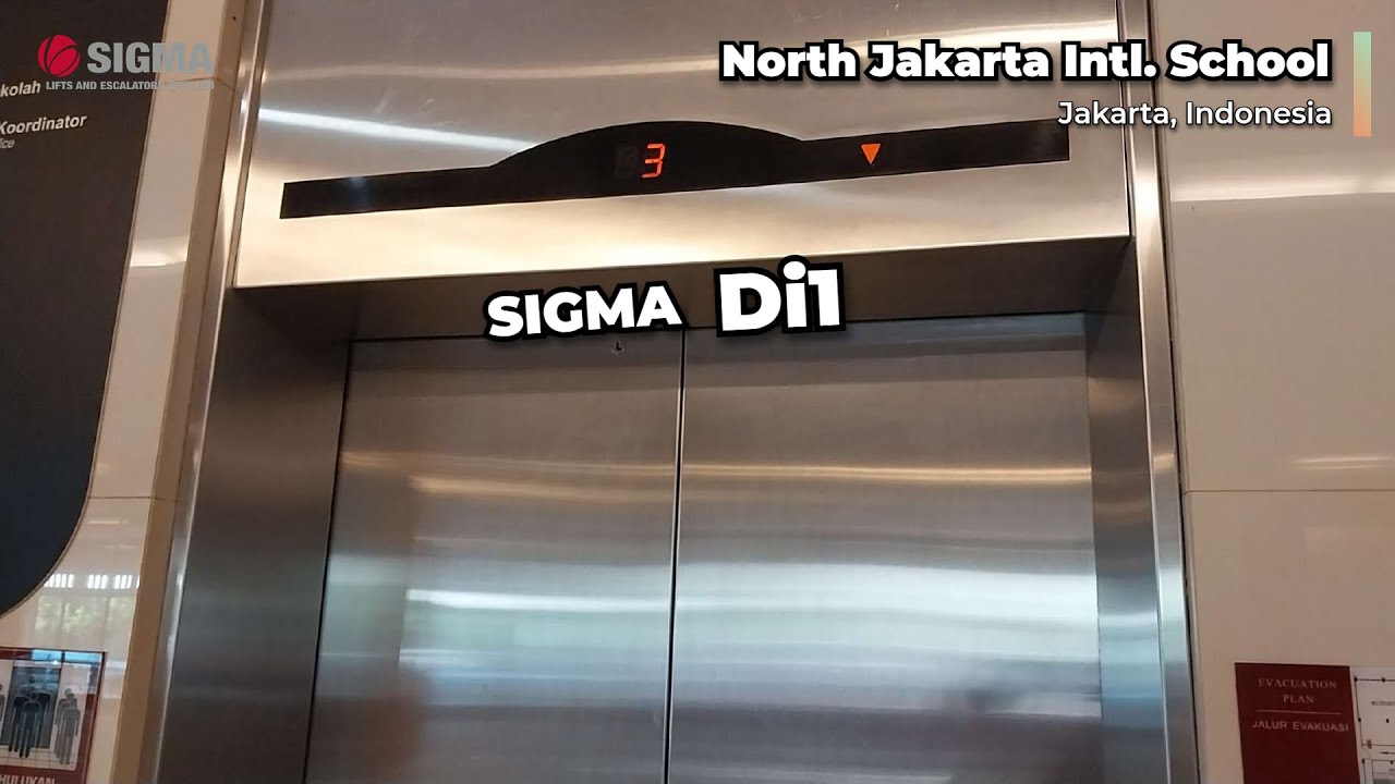 SIGMA Traction Elevator - North Jakarta Intercultural School, Jakarta, ID [P.3] - YouTube