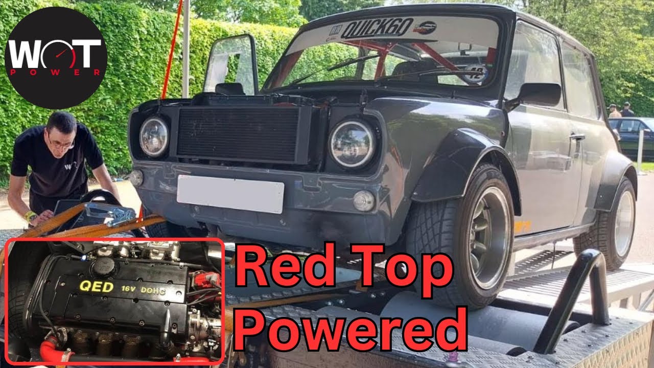 Vauxhall Red Top Powered Mini on Carbs, dyno Pull, Rolling Road Power ...