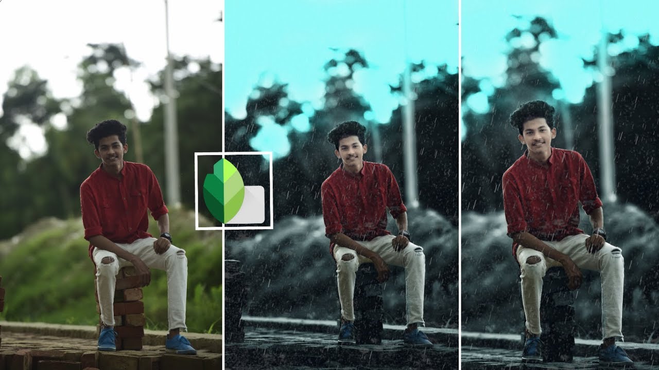 Snapseed RAIN Effect || Amazing Rain Effect Editing - YouTube