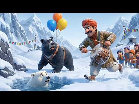 Kalu Madari Aaya | कालू मदारी आया काला अपना भालू लाया Hindi Rhymes Baby Songs | Kids Rhymes. cartoon