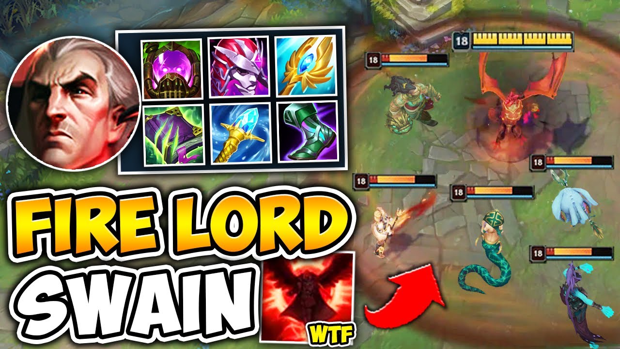 I DID 100K DAMAGE WITH UNKILLABLE TANK SWAIN! (BURN EVERYONE) - League ...