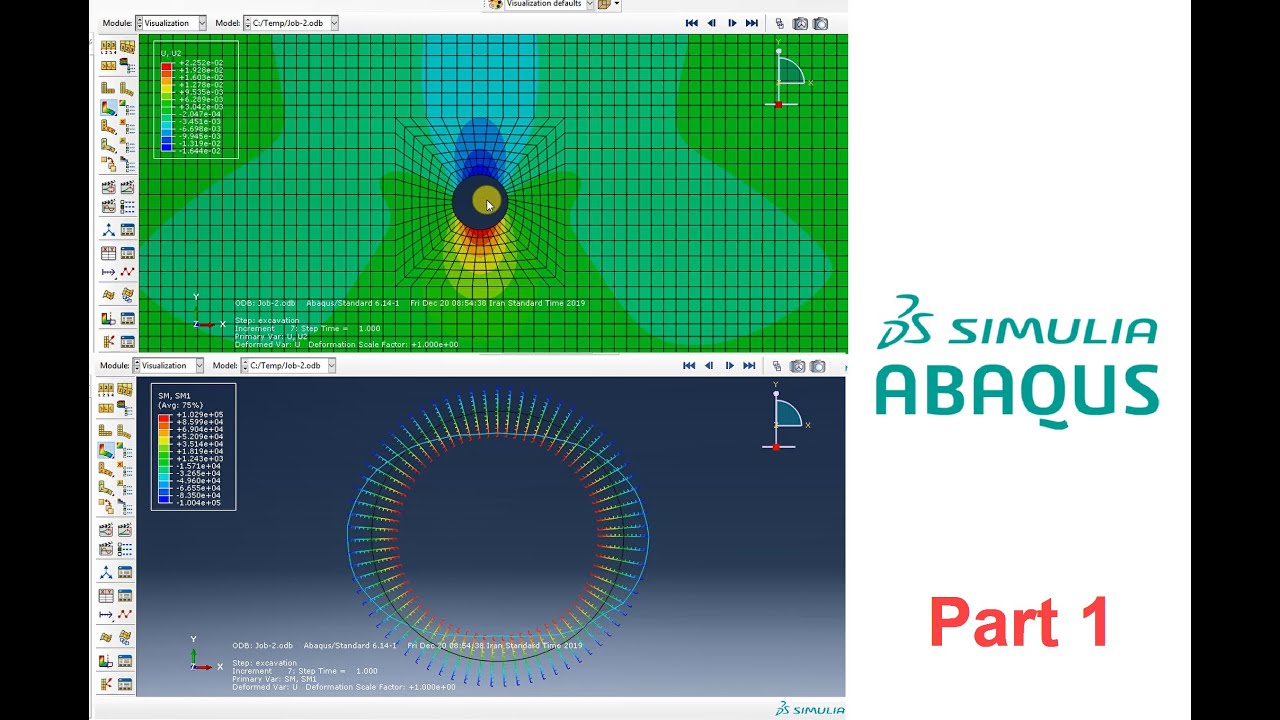 Geotechnical Tunnel Simulation in ABAQUS - Without Stress Relaxation ...