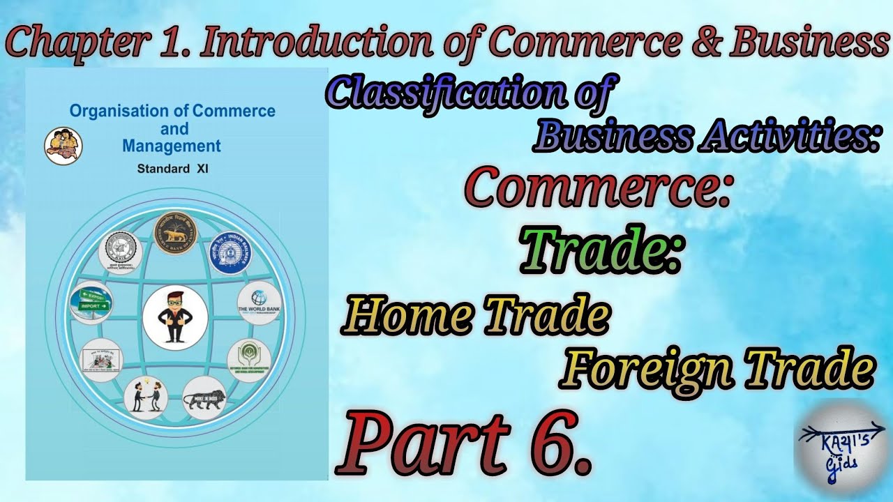 Class 11th, OCM, Chapter 1. Introduction of commerce and business ...