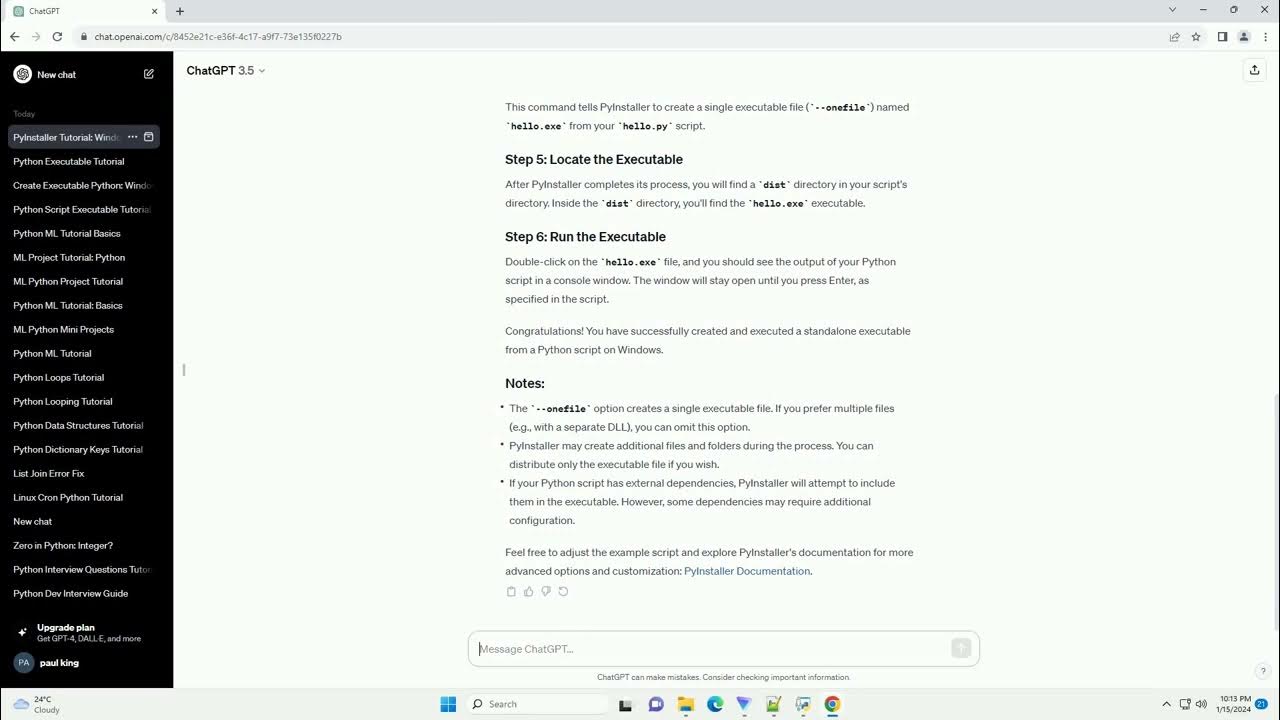 Make Python File Executable Windows Youtube
