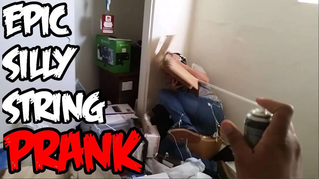 Epic Silly String Prank - YouTube