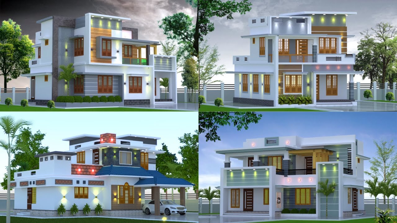 TOP 300 HOUSE FRONT ELEVATION DESIGN /SINGLE FLOOR HOUSE FRONT VIEW ...