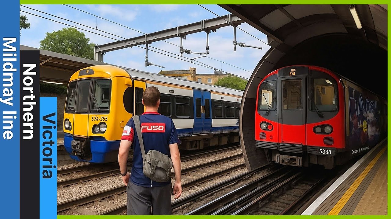 London Underground & Overground Journeys - London Bridge to Camden Road ...