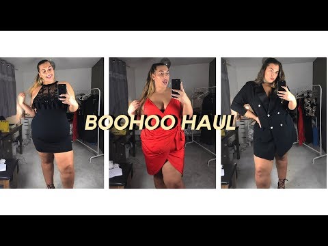 Trying out Boohoo Plus | Holiday/Party Season Try On Haul - Cute or Nah?