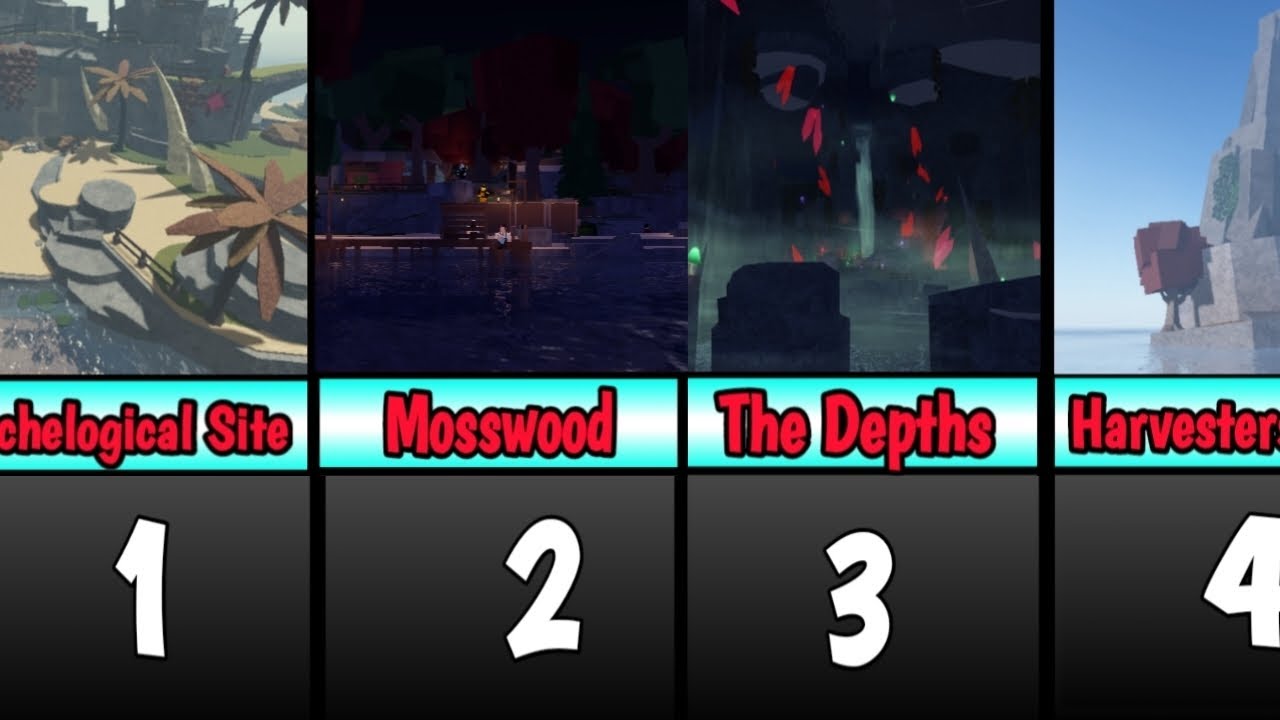 All Locations and Islands in Fisch | Roblox fisch - YouTube