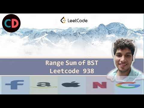 Range Sum of BST | Leetcode 938 | Live coding session 🔥🔥🔥🔥 | O(n) - YouTube