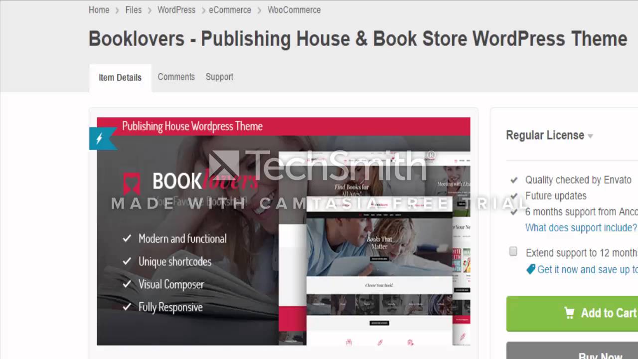 Booklovers Publishing House and Book Store WordPress Theme - YouTube
