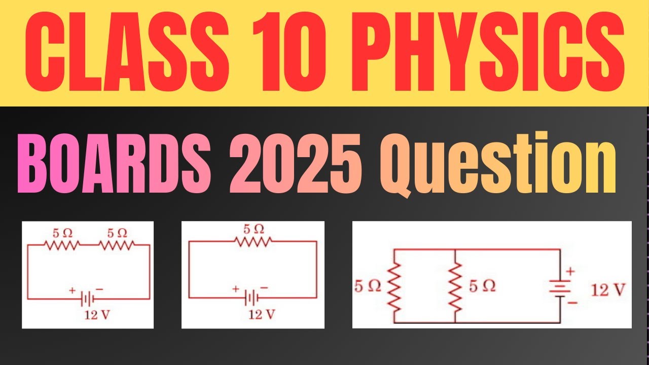 Boards 2026 | Circuit Questions Class 10 Physics 🔥 | Electricity ...