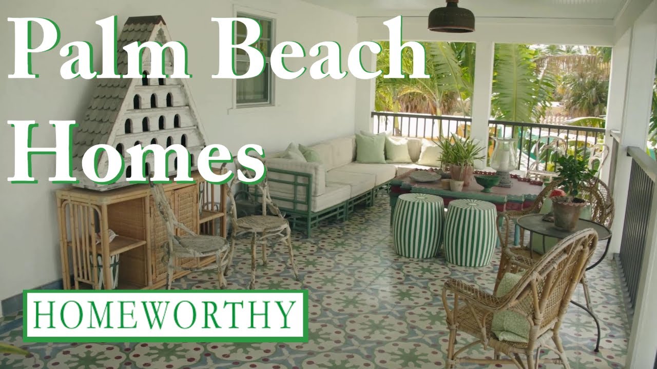 Palm Beach Home Design | Waterfront Homes and Coastal Decor - YouTube