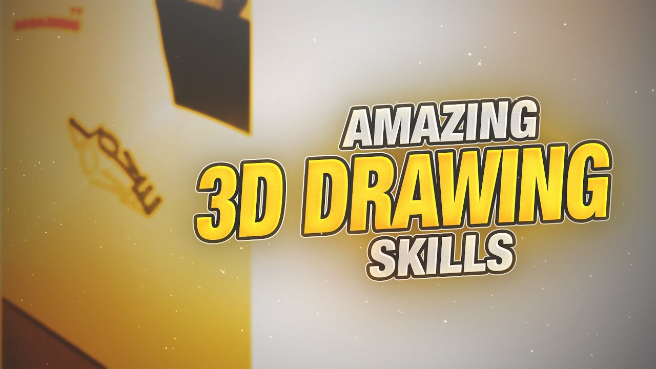 🎨 Amazing 3D drawing skills 🎨 - YouTube
