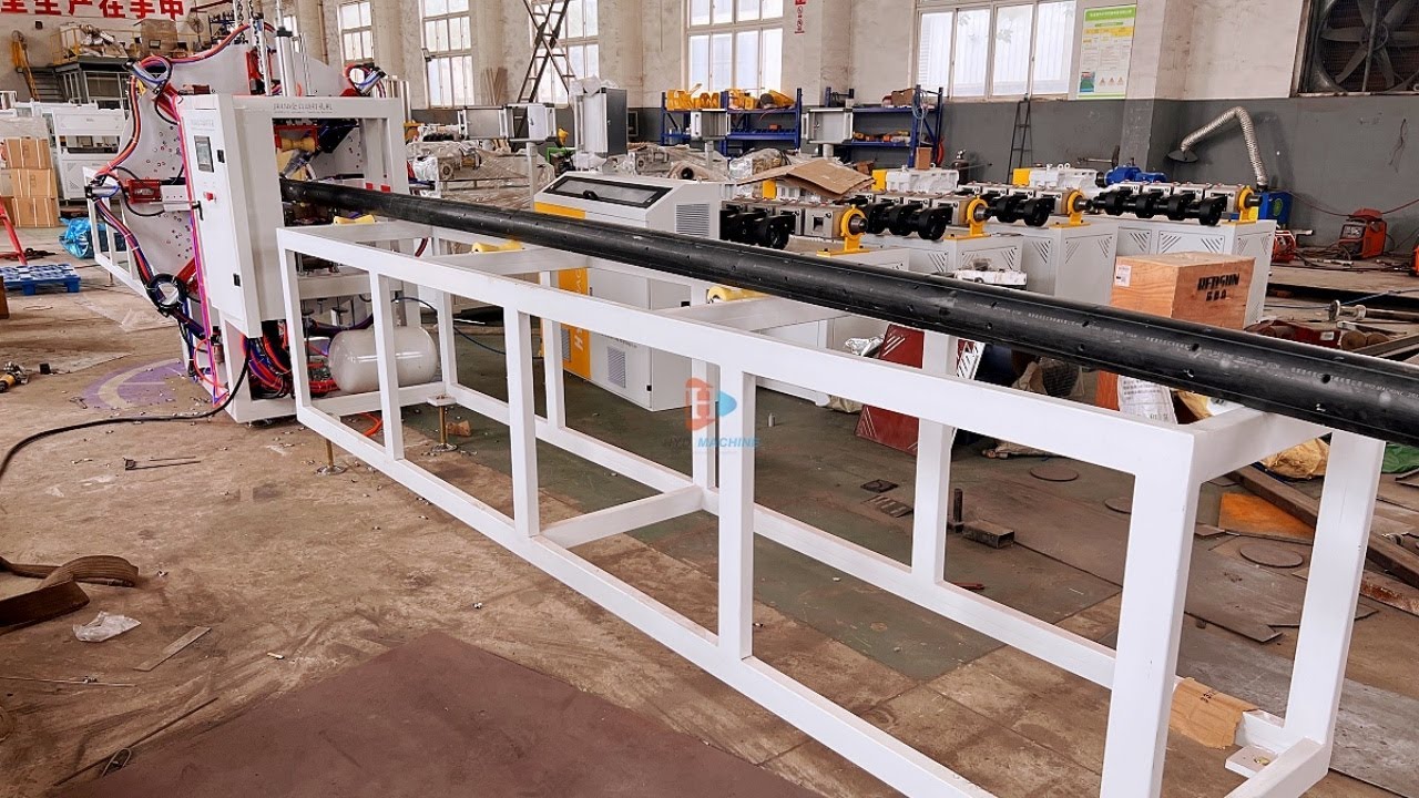HDPE PVC Pipe Drilling Punching Holes Machine For Sale 2024 - YouTube
