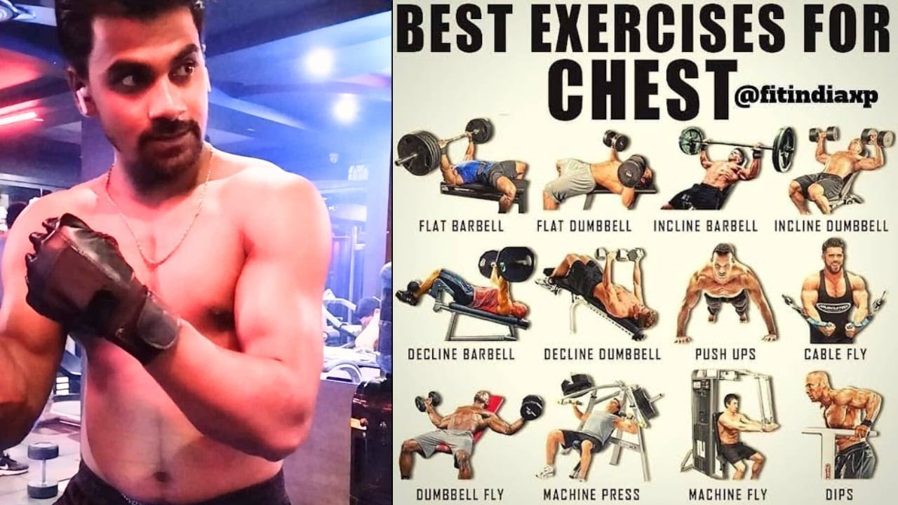 Top 8 Chest Exercises | Effective Workout | - YouTube