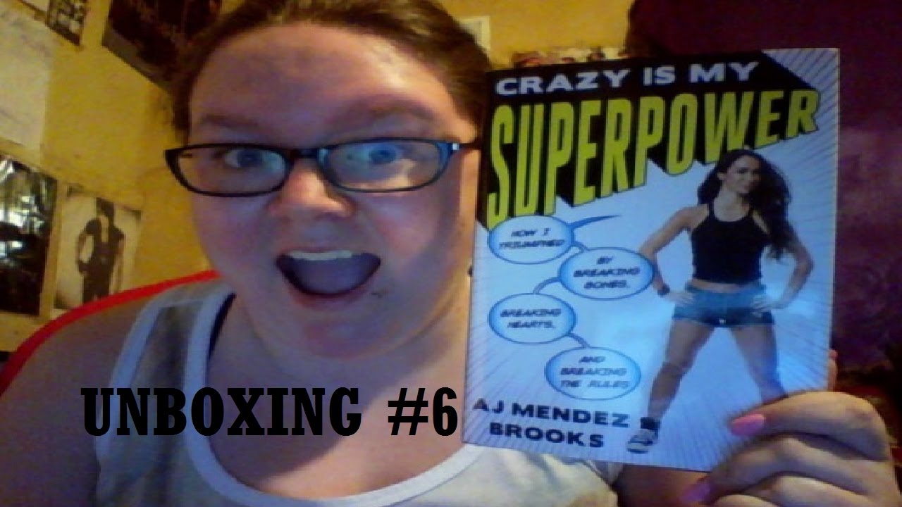 Unboxing #6: Crazy is my Superpower by AJ Mendez Brooks - YouTube