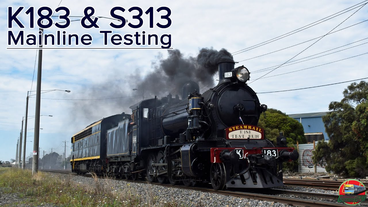 Mainline Testing of a Blue K | K183's Third Mainline Test Run (Newport ...