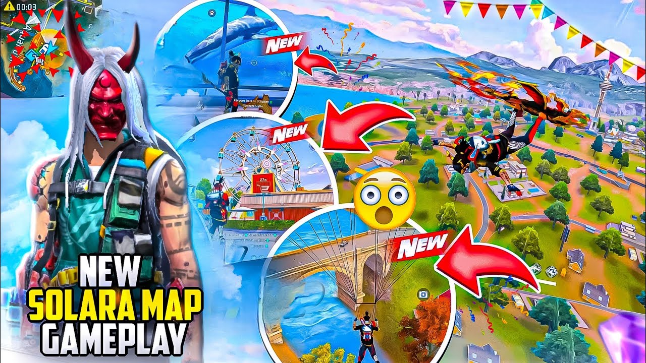 💐 NEW SOLARA MAP GAMEPLAY 💐 1ST TIME I PLAY 👀 SOLARA MAP 🤩 DIAMONDS ...