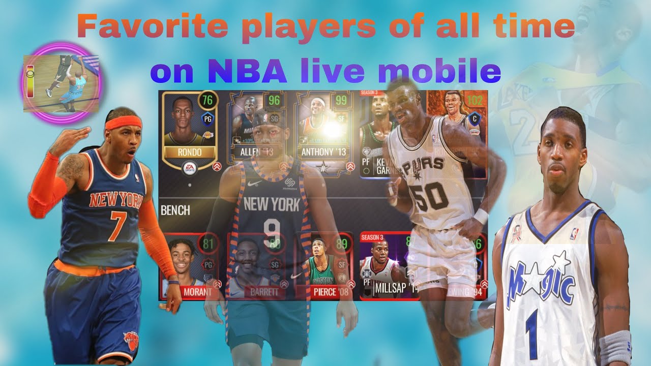 My favorite players on one team!! NBA live mobile - YouTube