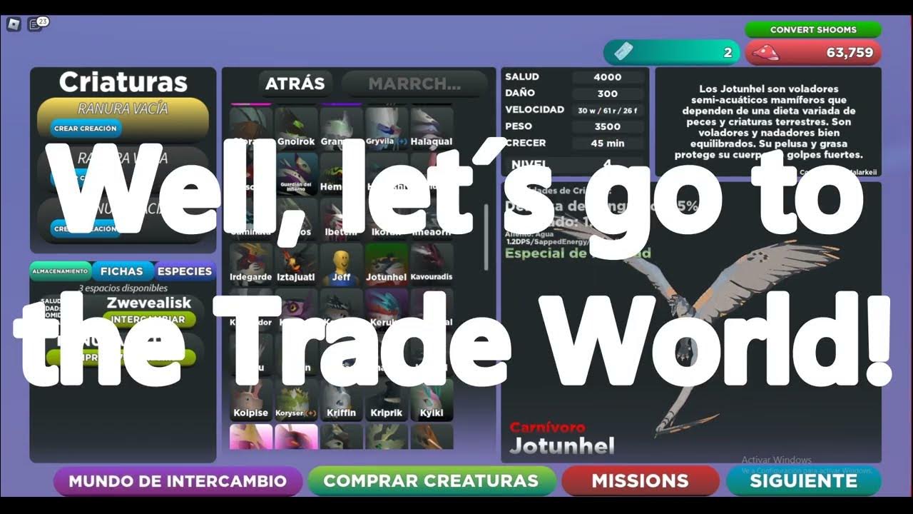 Creatures of Sonaria/ What people offer for Jotunhel - YouTube