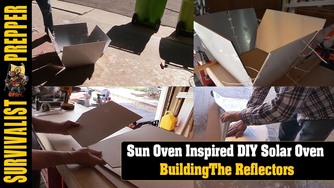 Sun Oven Inspired DIY Solar Oven: The Reflectors - YouTube
