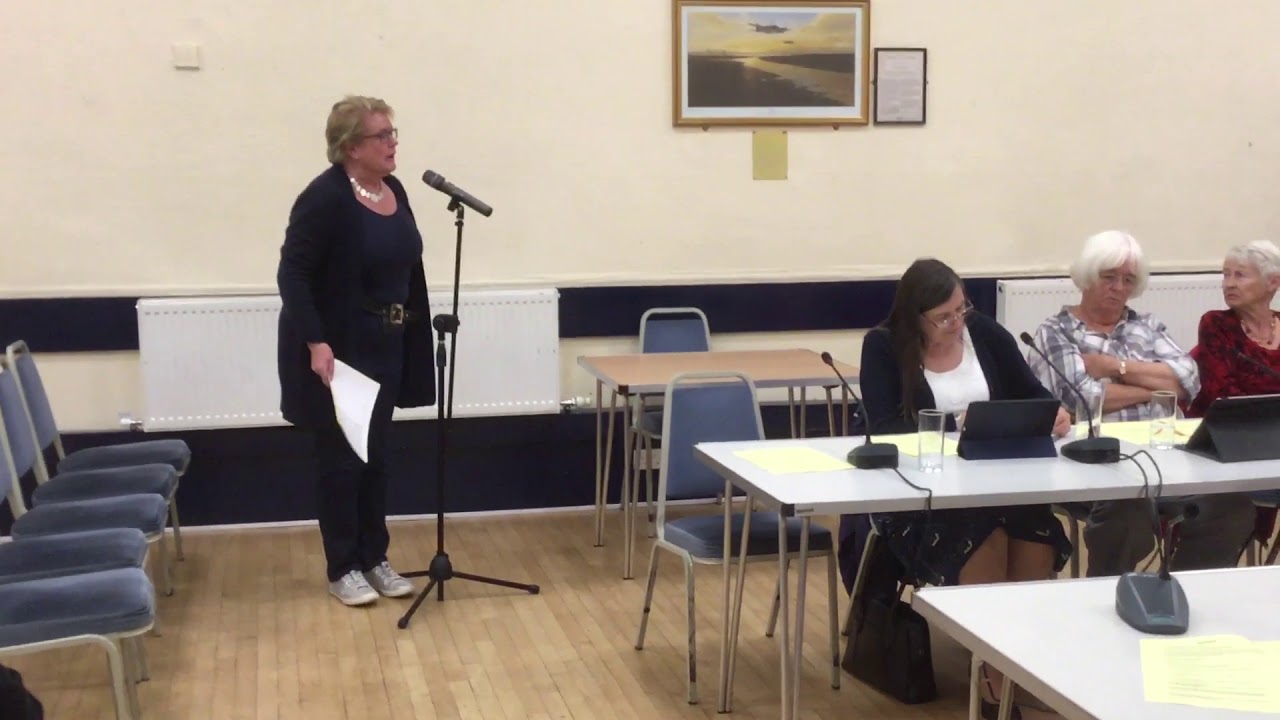Janet Davey & Cllr Koops Rec & Works 260918Tempers Boiling Over on ...