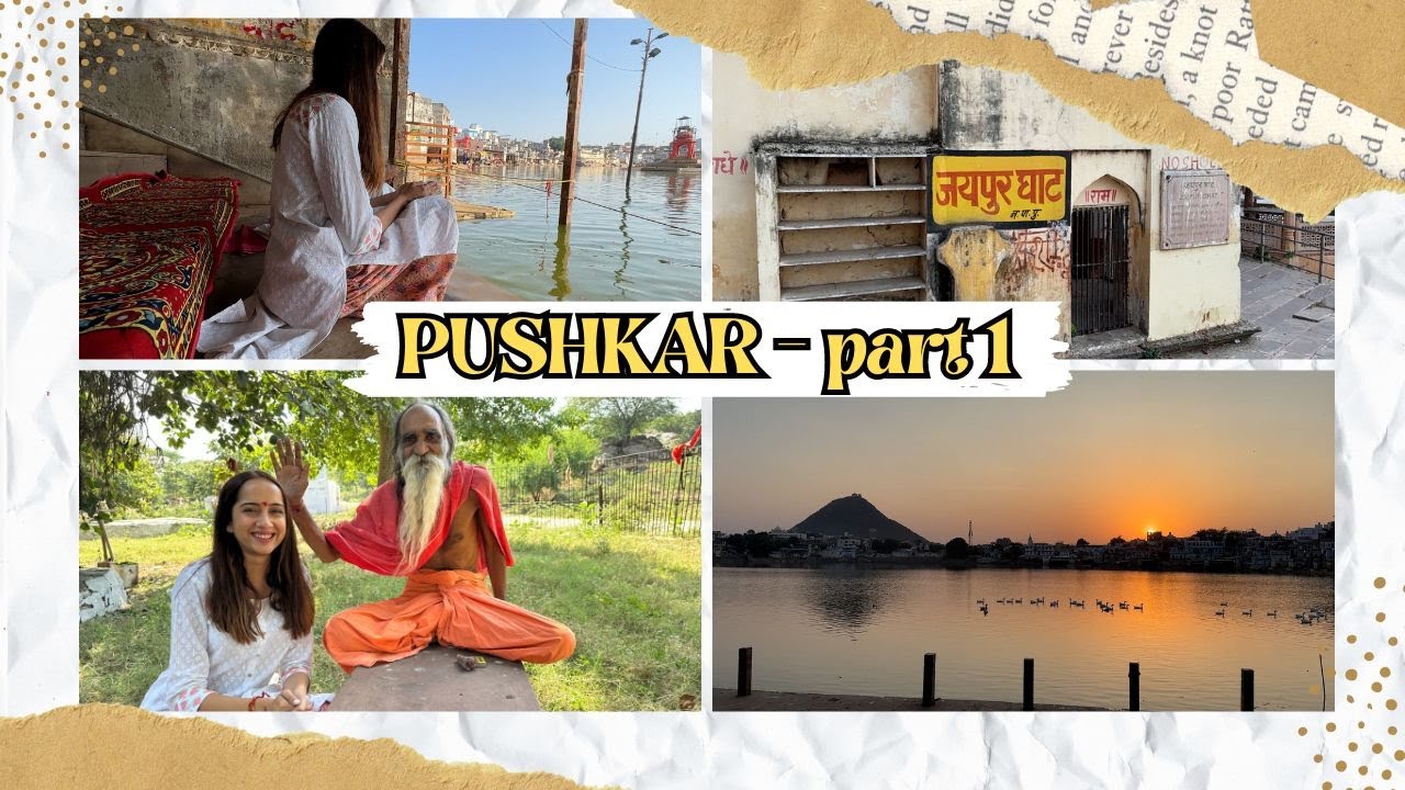 PUSHKAR VLOG & THINGS TO DO | Brahma Aarti, Aloo Baba, Vegan Food - YouTube