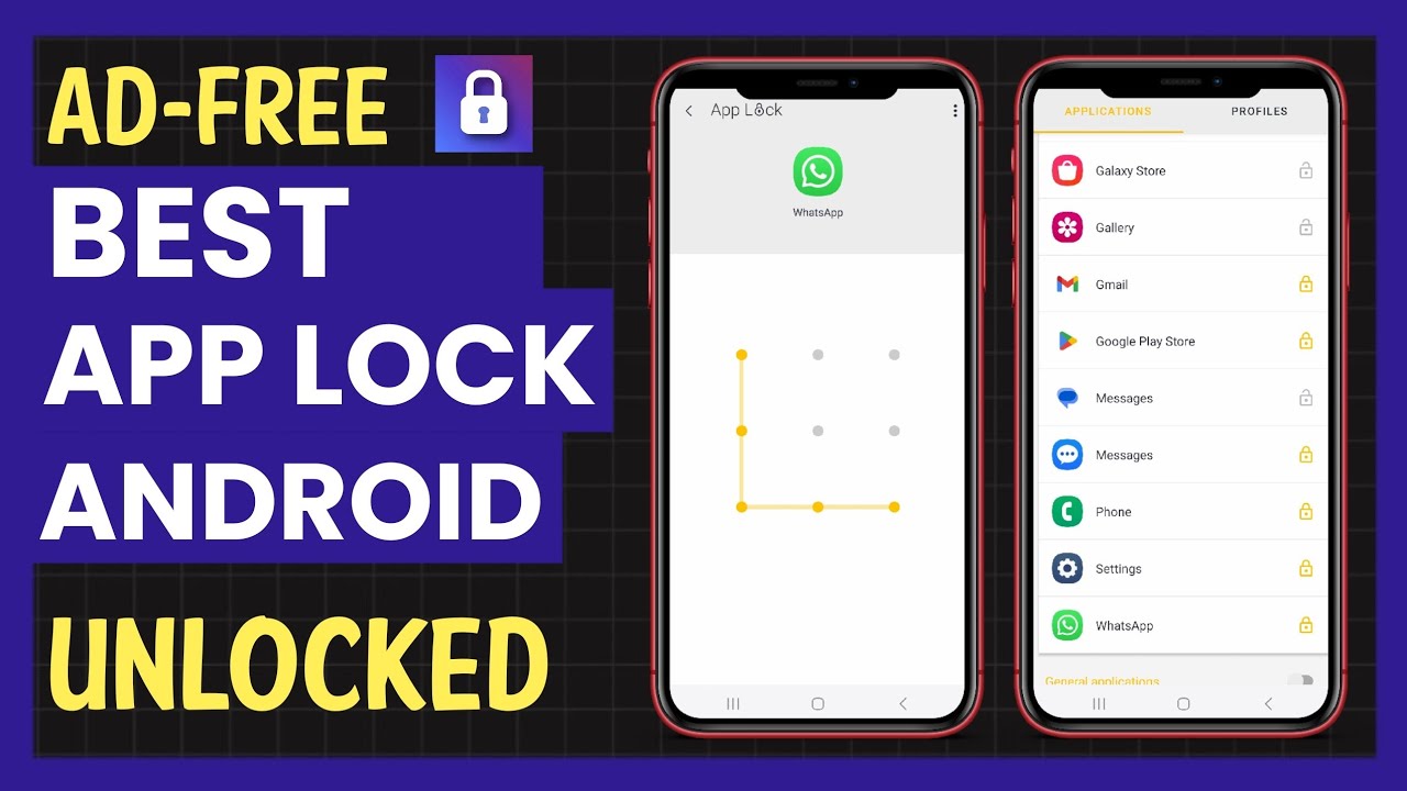 Best Free APP LOCK For Android - YouTube