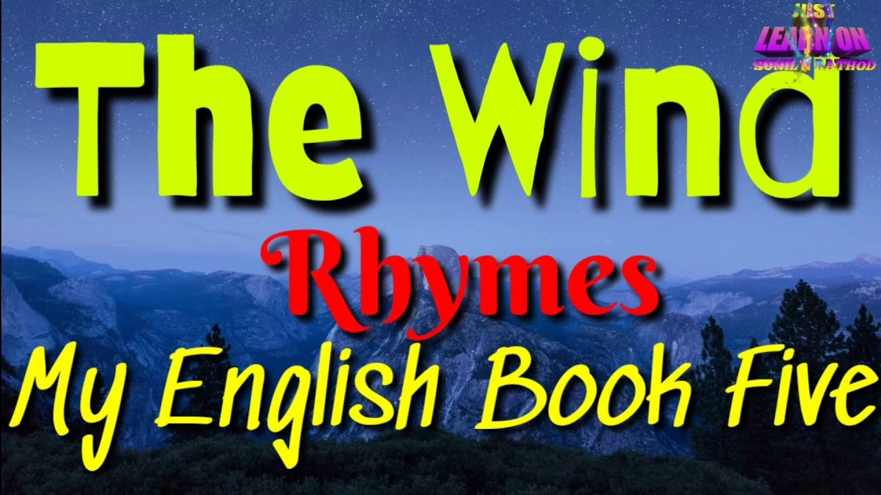 The wind Rhymes My English book five,sing with me. - YouTube