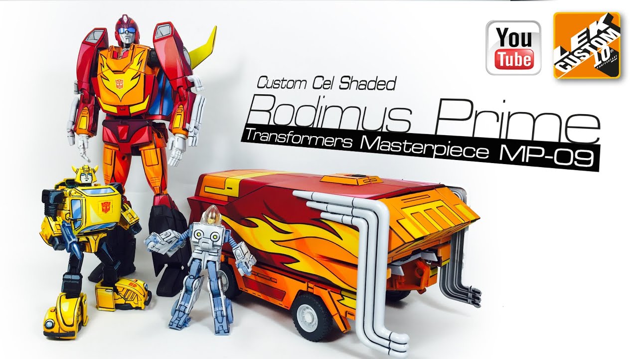 Custom Cel Shaded Transformers MP-9 Rodimus Prime by LEK Custom Toys ...