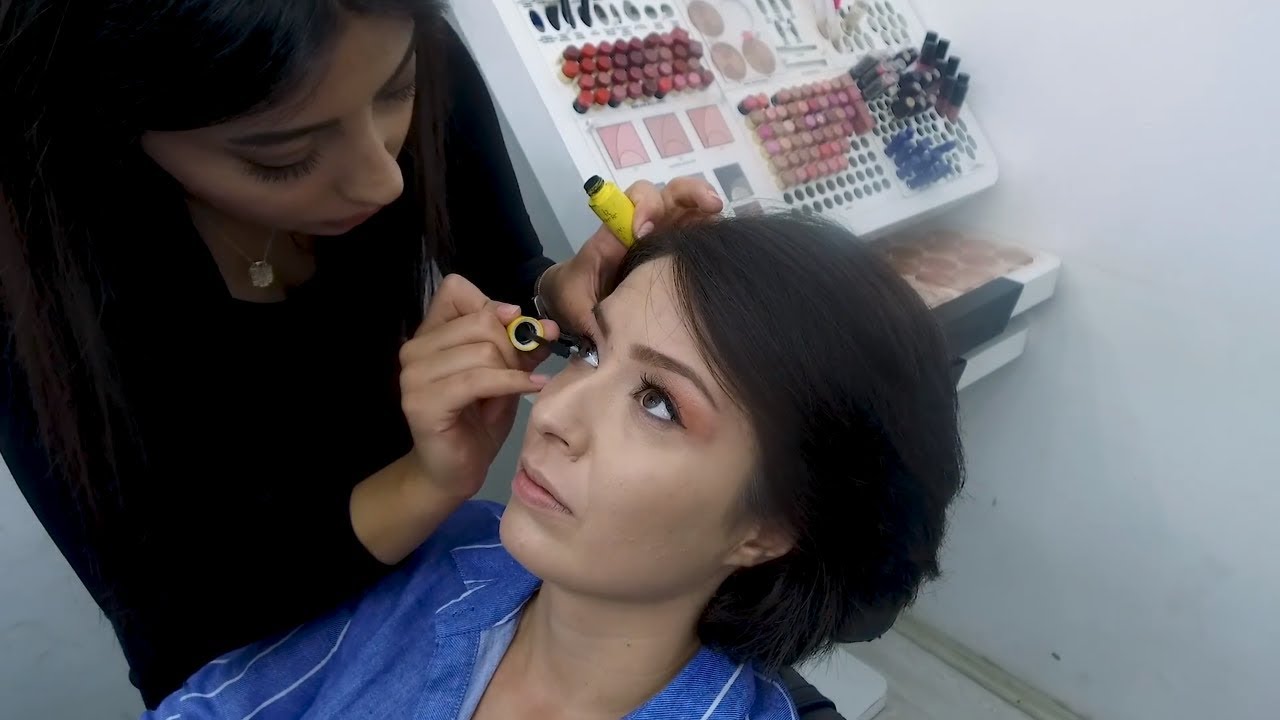 SADE GELİN MAKYAJI NASIL YAPILIR (Golden Rose Düğün Makyajı / Makeup ...