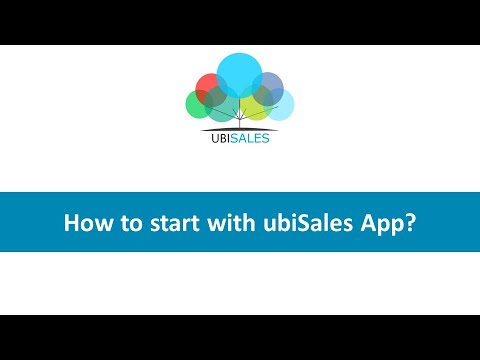 How to Get Start with ubiSales App - YouTube