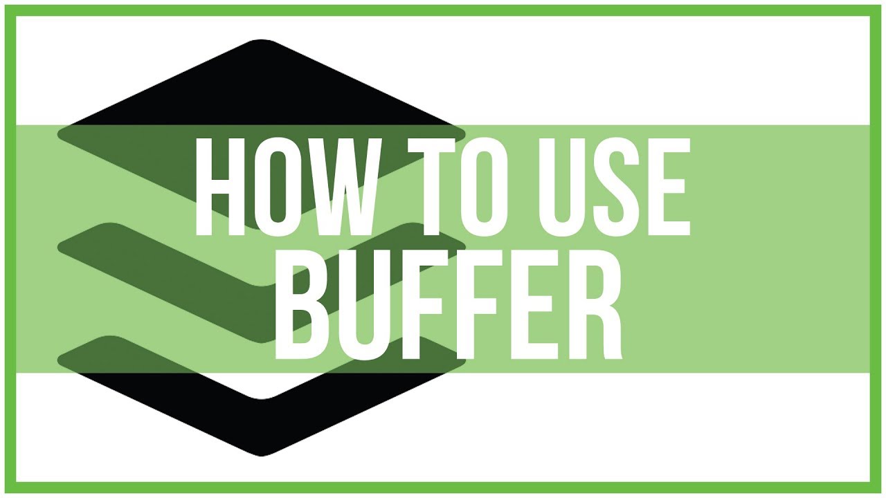 How To Schedule Social Media Posts with Buffer - YouTube