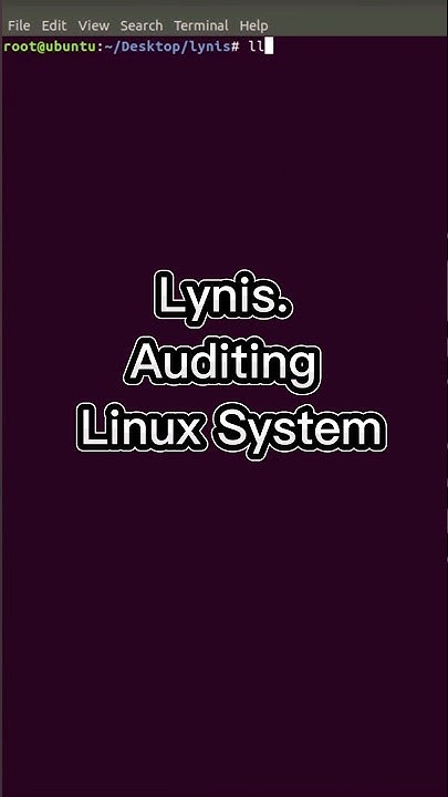 Lynis Auditing Linux System Linuxsystem Linux Operatingsystem Computersecurity