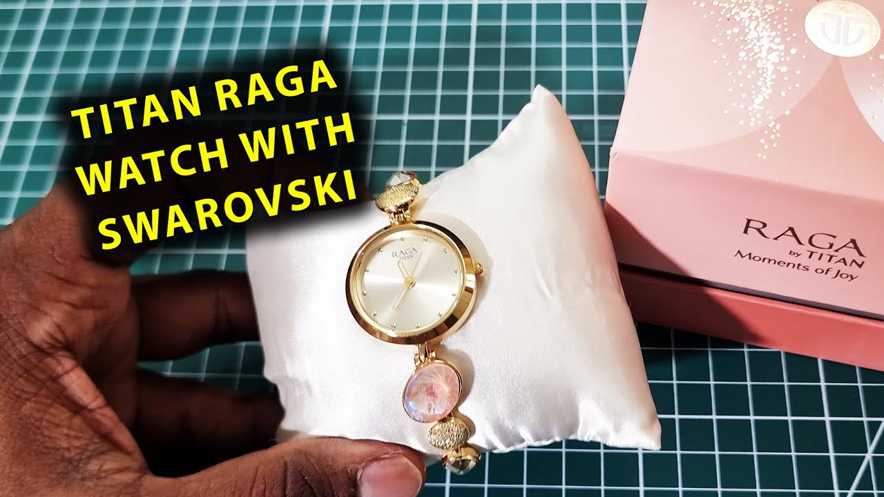 Titan Raga Women's Watch (Charm Gold Colour With Swarovski Crystal ...