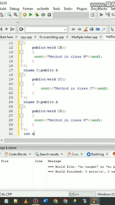 Hierarchical Inheritance C Tamil Shorts Trending Tamil C Viral Thread Programmer